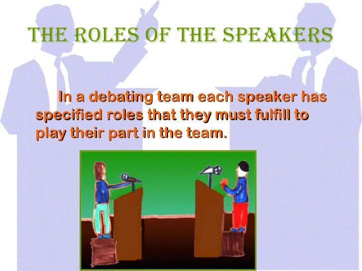 Basic debating skills