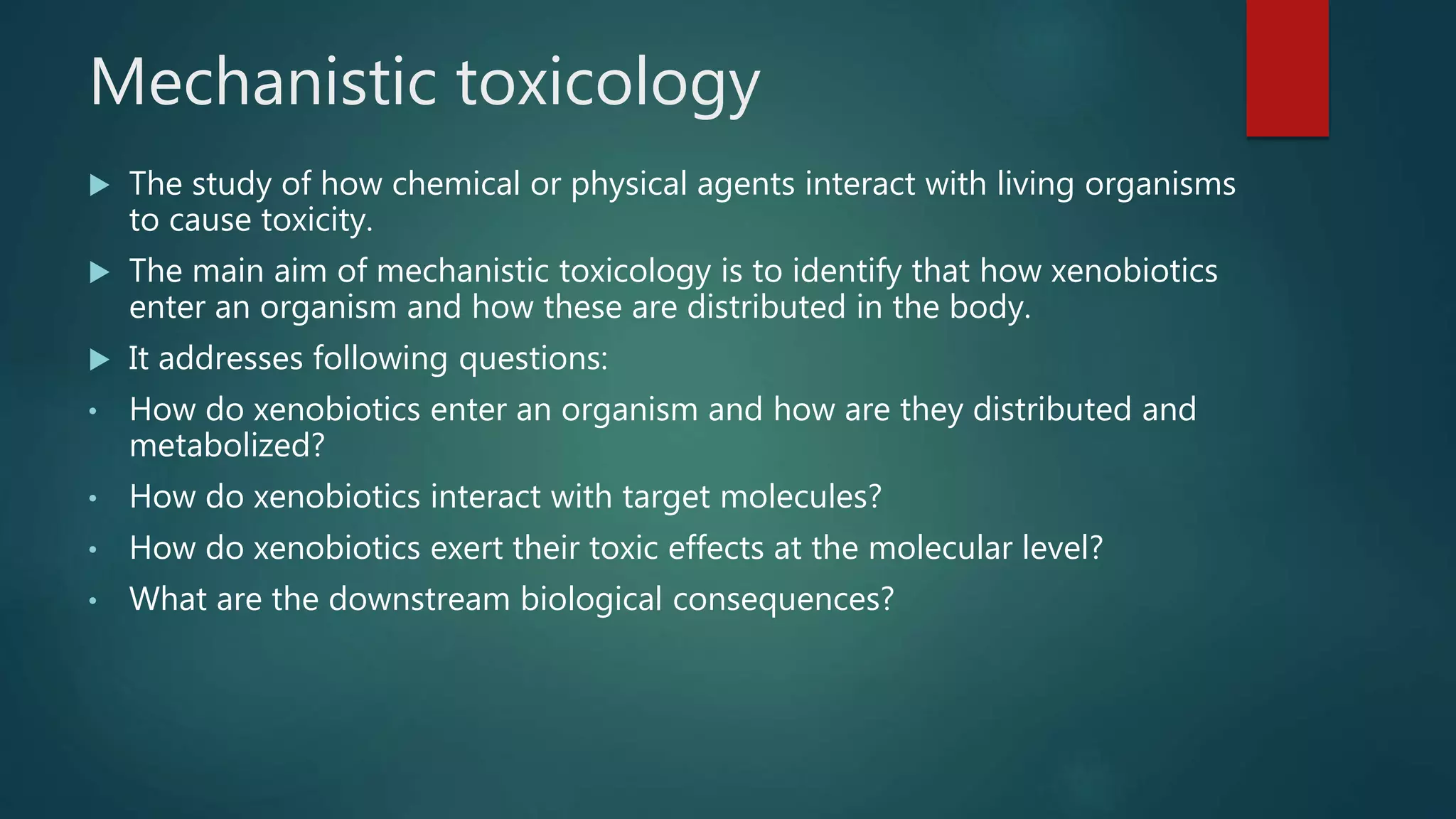 Basic definition and types of toxicology | PPTX