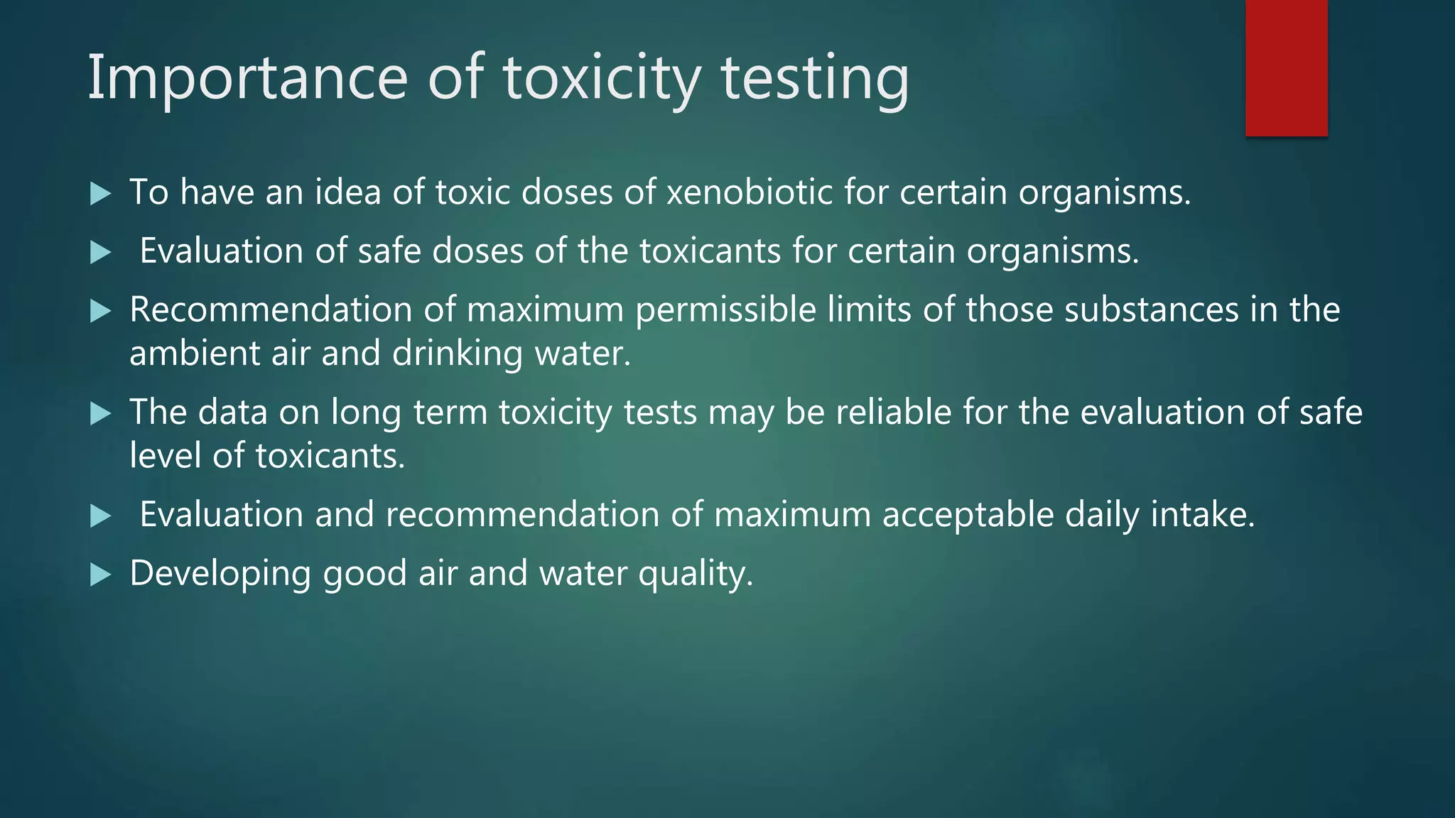 Basic definition and types of toxicology | PPTX