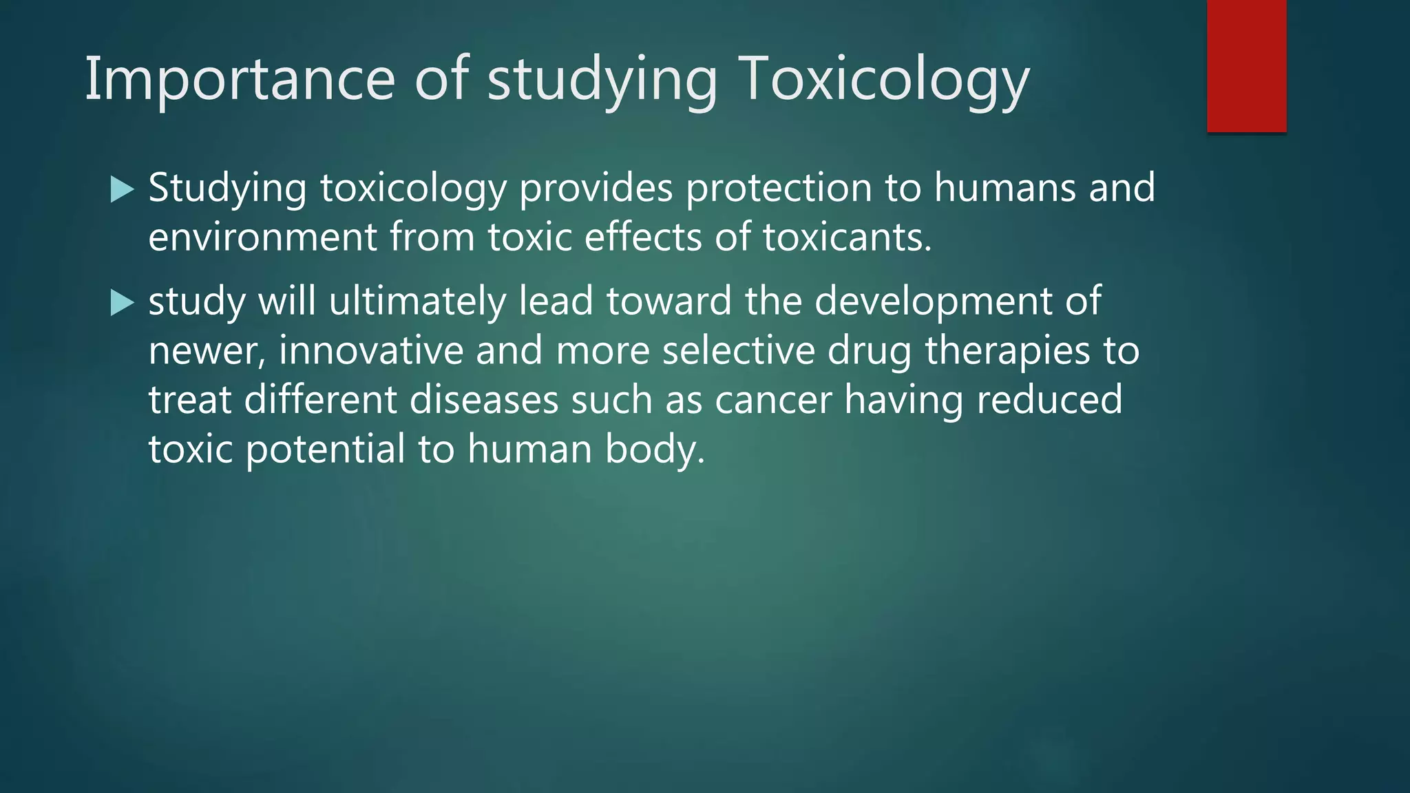 Basic definition and types of toxicology | PPTX