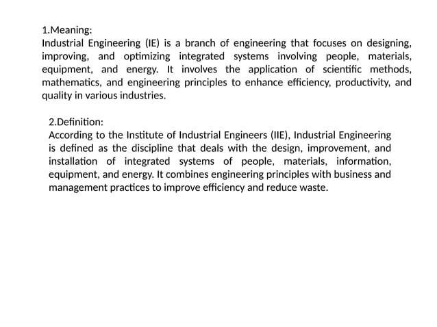 Basic Definitions of IEE and gives very much good insights about how to do and when to do.pptx