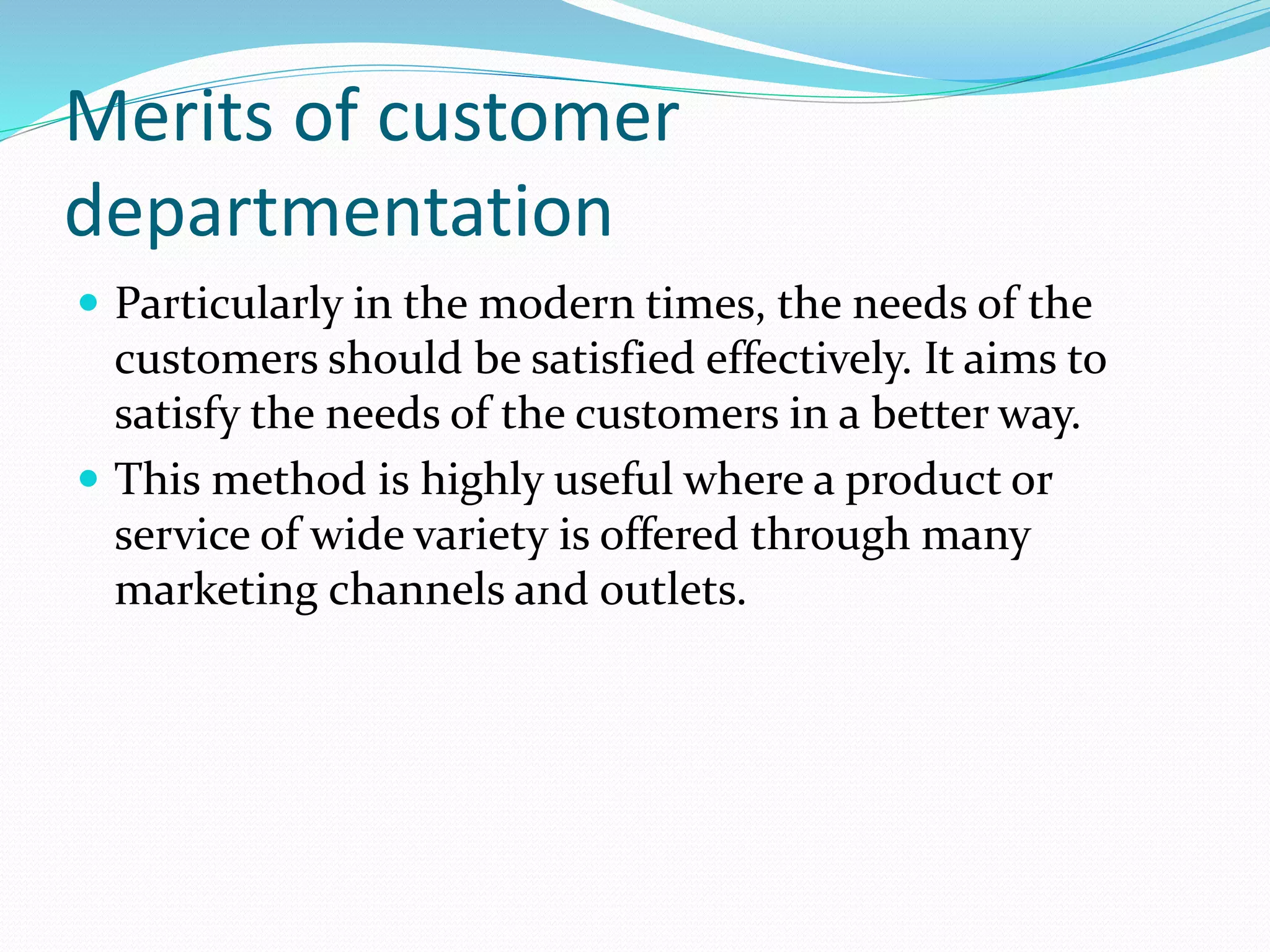 Basic departmentalization, line and staff concept | PPTX