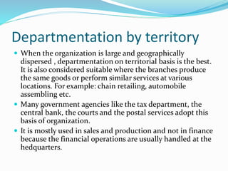 Basic departmentalization, line and staff concept | PPTX | Business ...