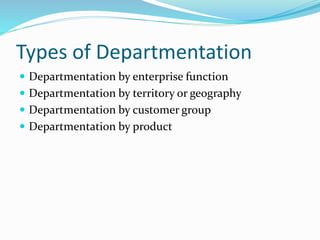 Basic departmentalization, line and staff concept | PPTX | Business ...