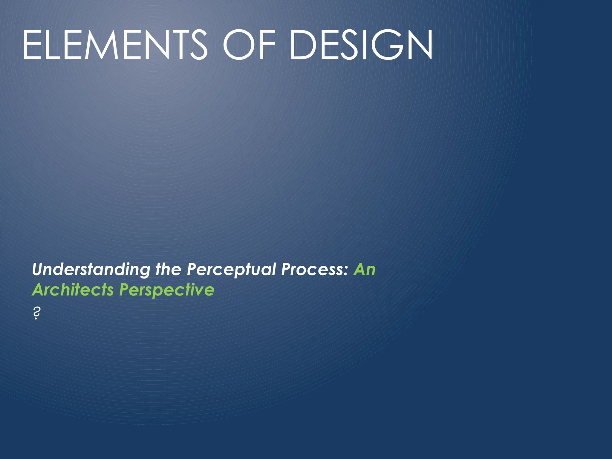 basic design 2.pptx of design elements in architecture | PPTX