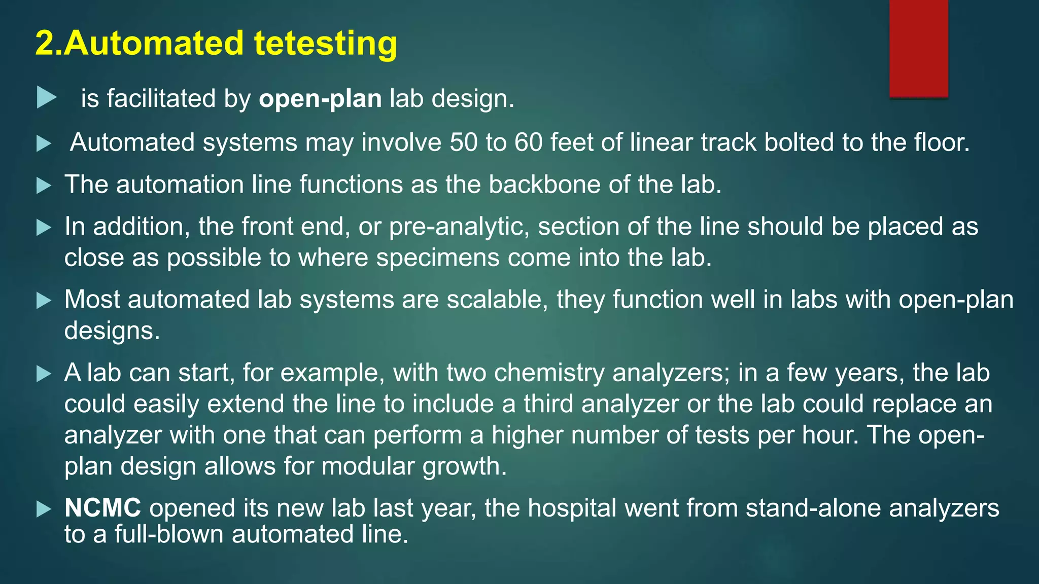 Basic design and organisation of diagnostic laboratory | PPTX