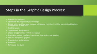 Basic concept of Graphic Design | PPTX