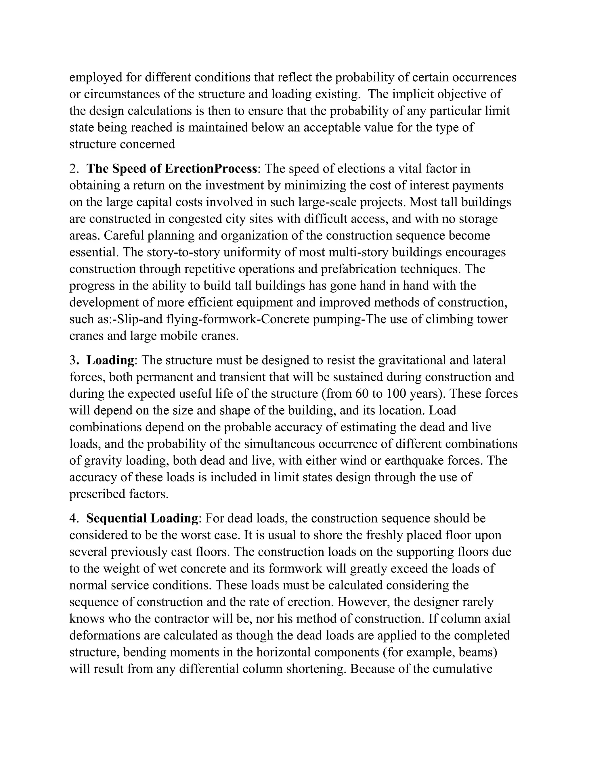 Basic design criteria for high rise buildings | PDF