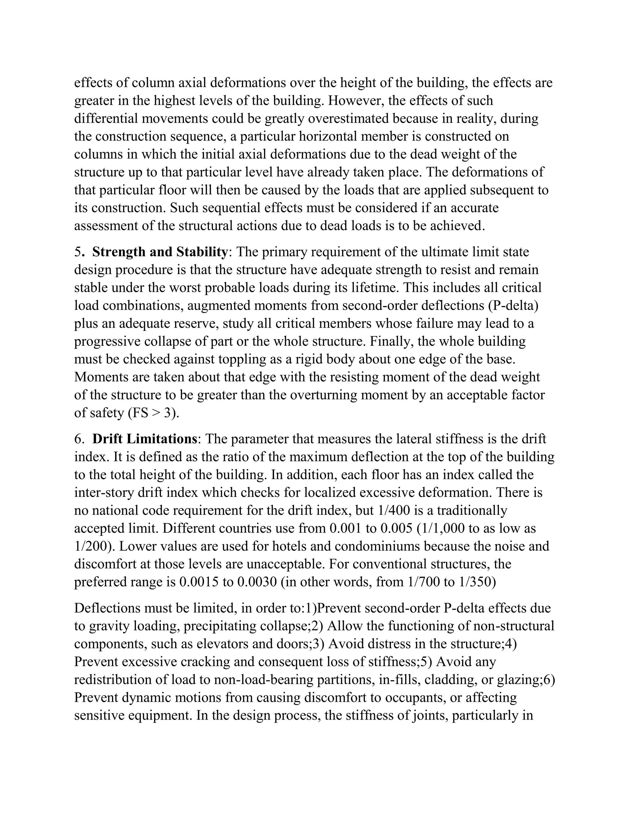 Basic design criteria for high rise buildings | PDF