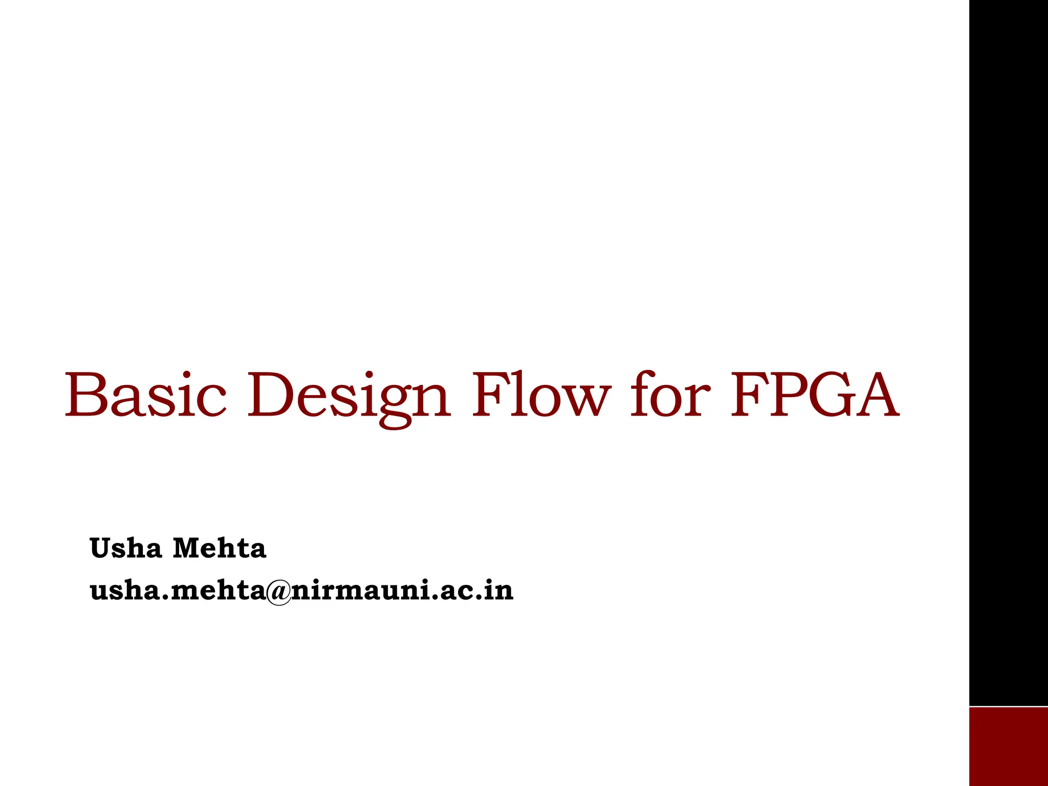 Basic Design Flow for Field Programmable Gate Arrays | PDF