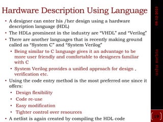 Basic Design Flow for Field Programmable Gate Arrays | PDF