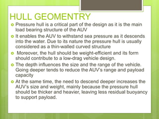 Basic Design Of Unmanned Submersible | PPTX