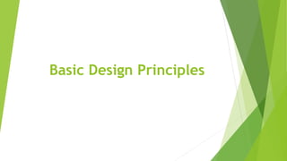 Basic design principles | PDF