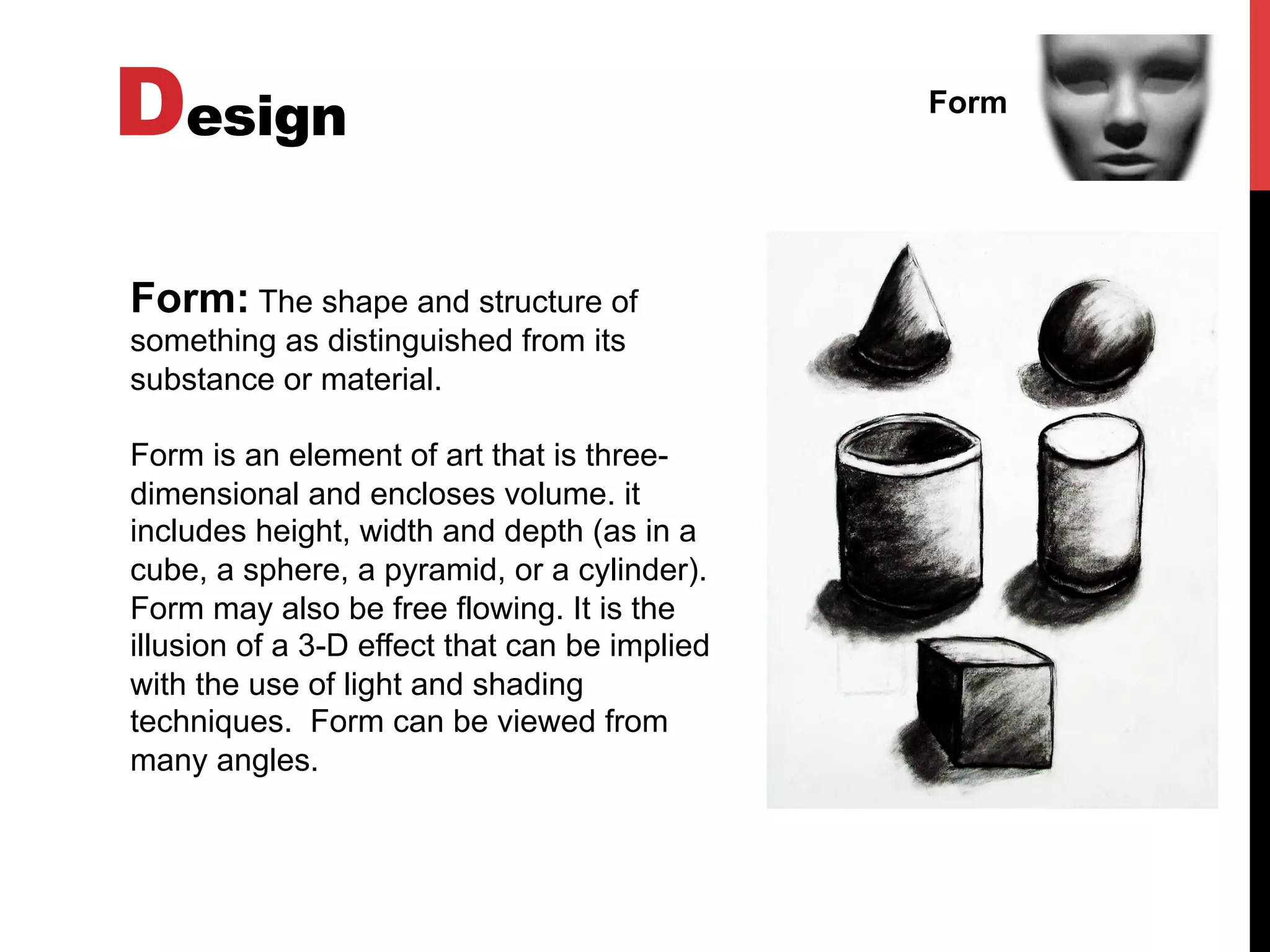 Basic design & visual arts (Elements of design) | PDF | Arts and Crafts ...