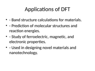 Basic_DFT_Presentation computational physics.pptx