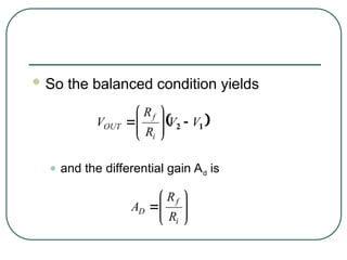 BASIC DIFFERENTIAL AMPLIFIER for ECE.ppt