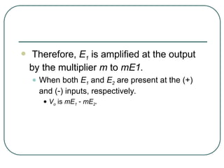 BASIC DIFFERENTIAL AMPLIFIER for ECE.ppt