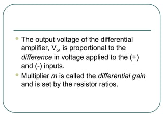 BASIC DIFFERENTIAL AMPLIFIER for ECE.ppt