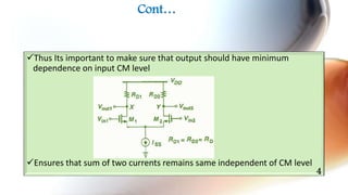Basic CMOS differential pair (qualitative analysis) | PPTX