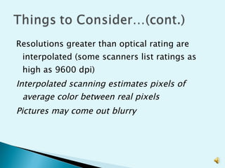 Basic Digitization - Scanning Toolkit | PPT