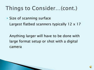 Basic Digitization - Scanning Toolkit | PPT
