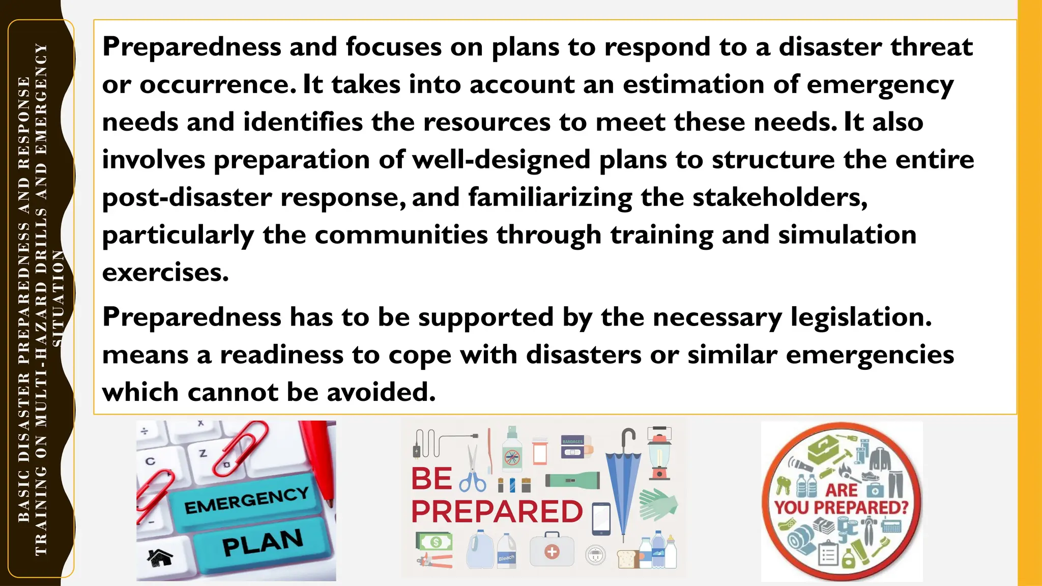 Basic Disaster preparedness and response training on multi-hazard.pptx