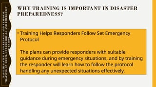 Basic Disaster preparedness and response training on multi-hazard.pptx