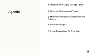 Basic Dispensing Theory Liquid Dosage Forms - Mixtures and Syrups.pptx