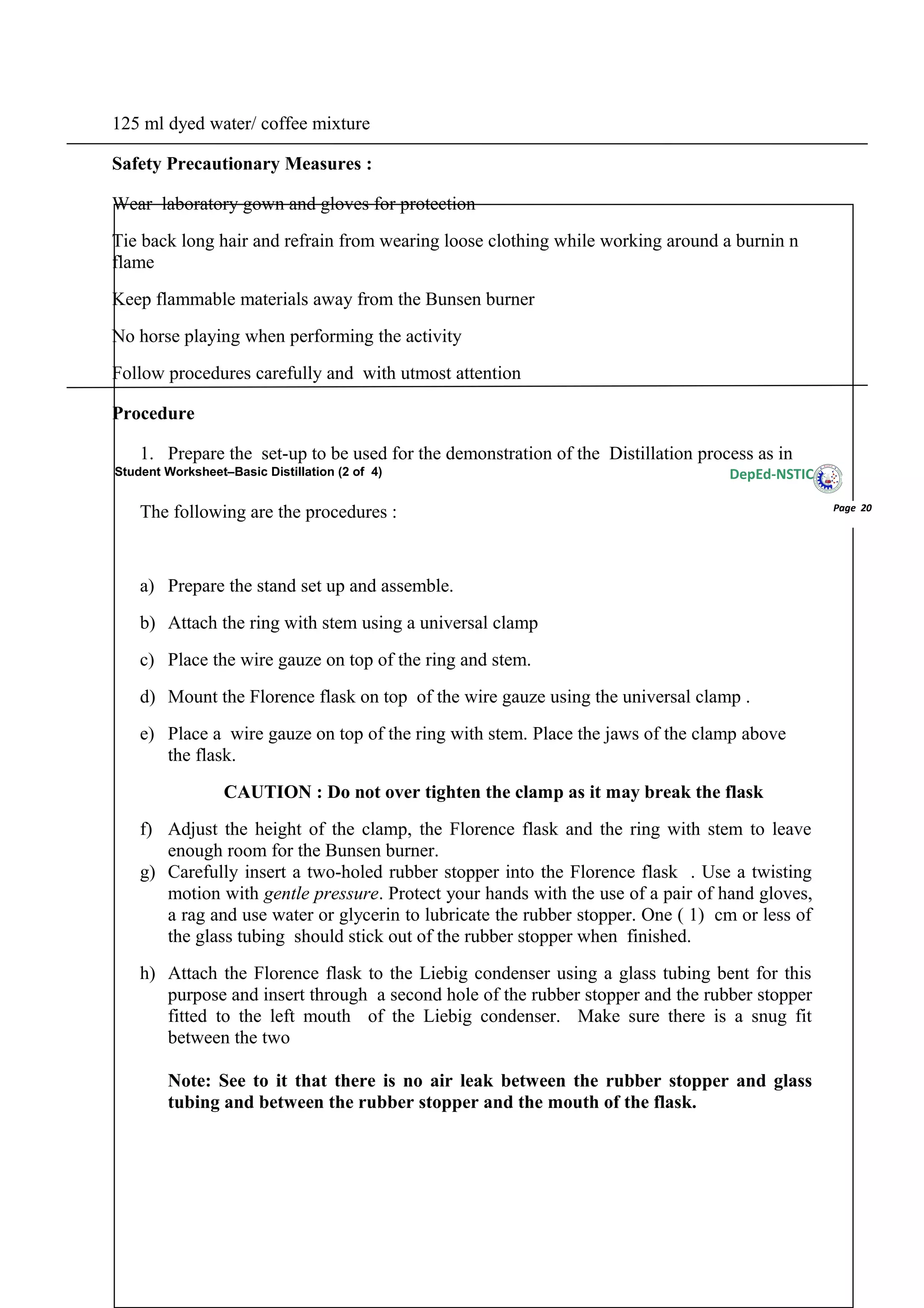 .Basic distillation | DOC