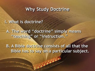 Basic Doctrine 1 | PPTX