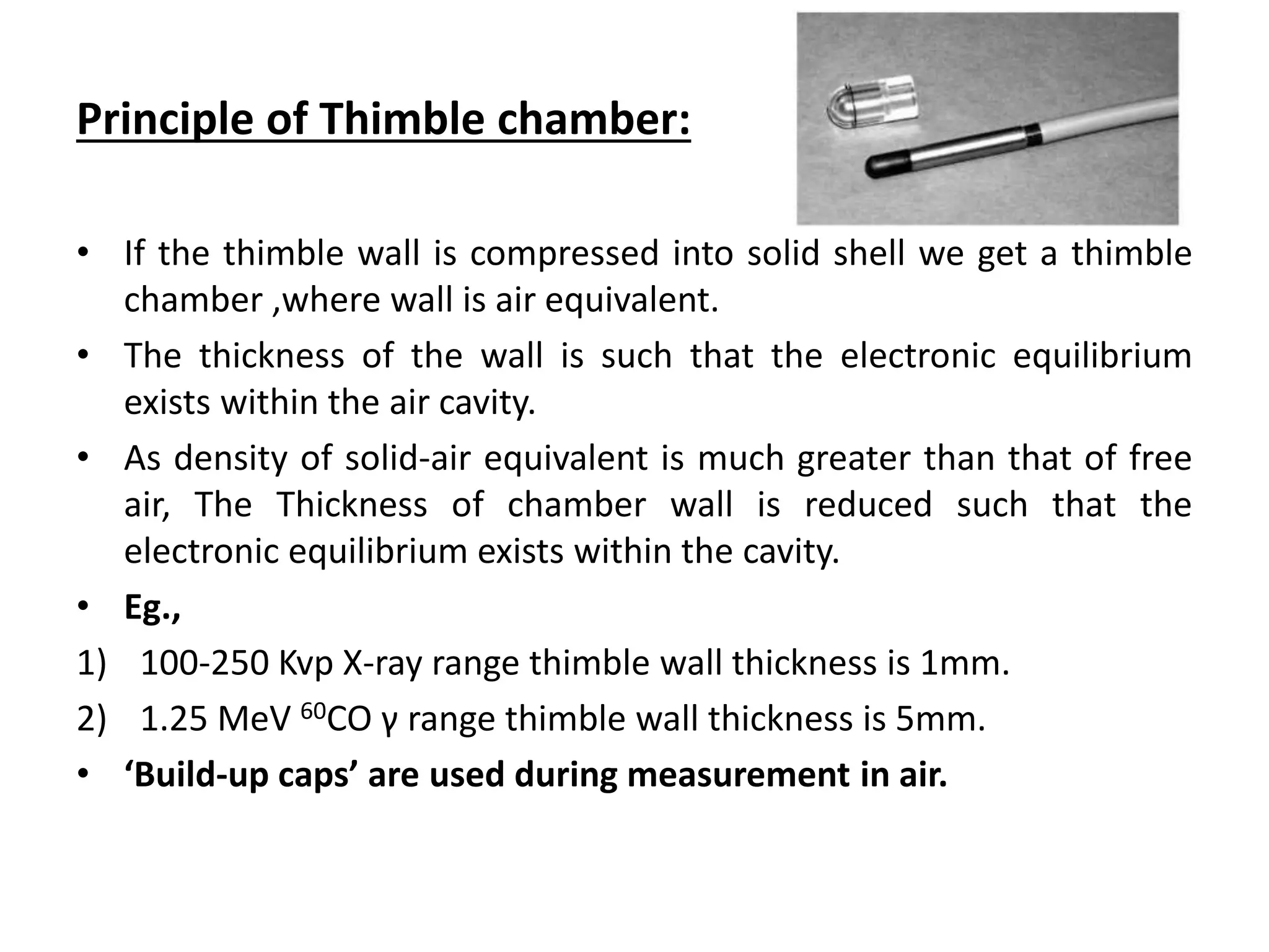 Basic dosimetric principle and dosimeters | PPTX