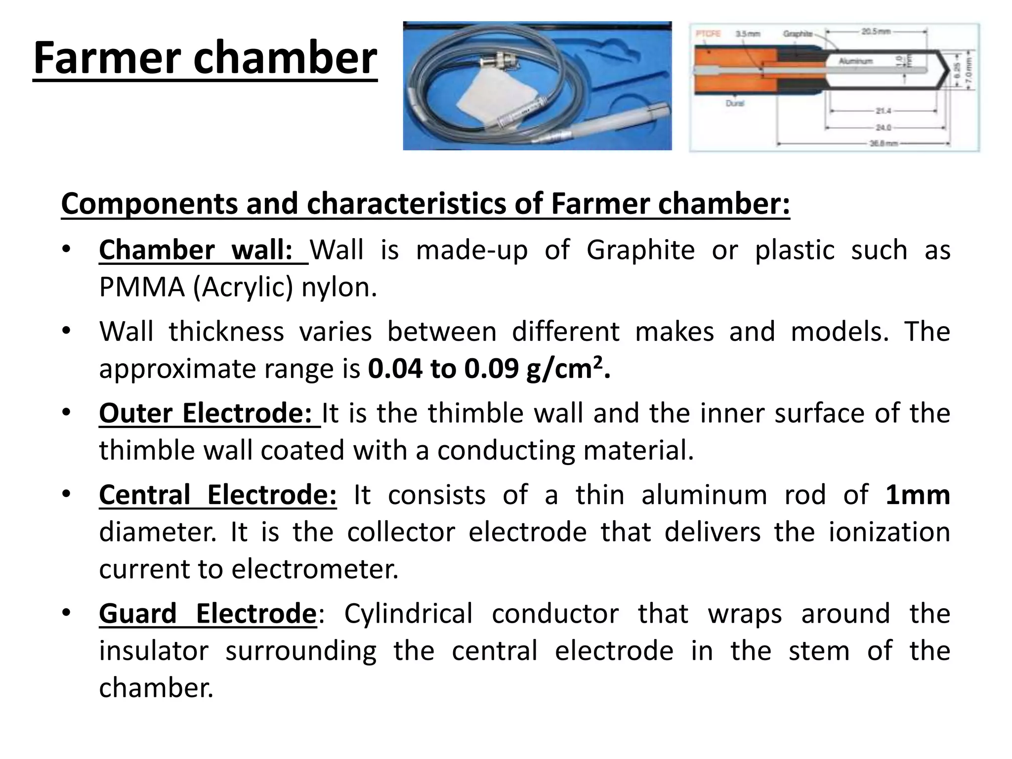 Basic dosimetric principle and dosimeters | PPTX
