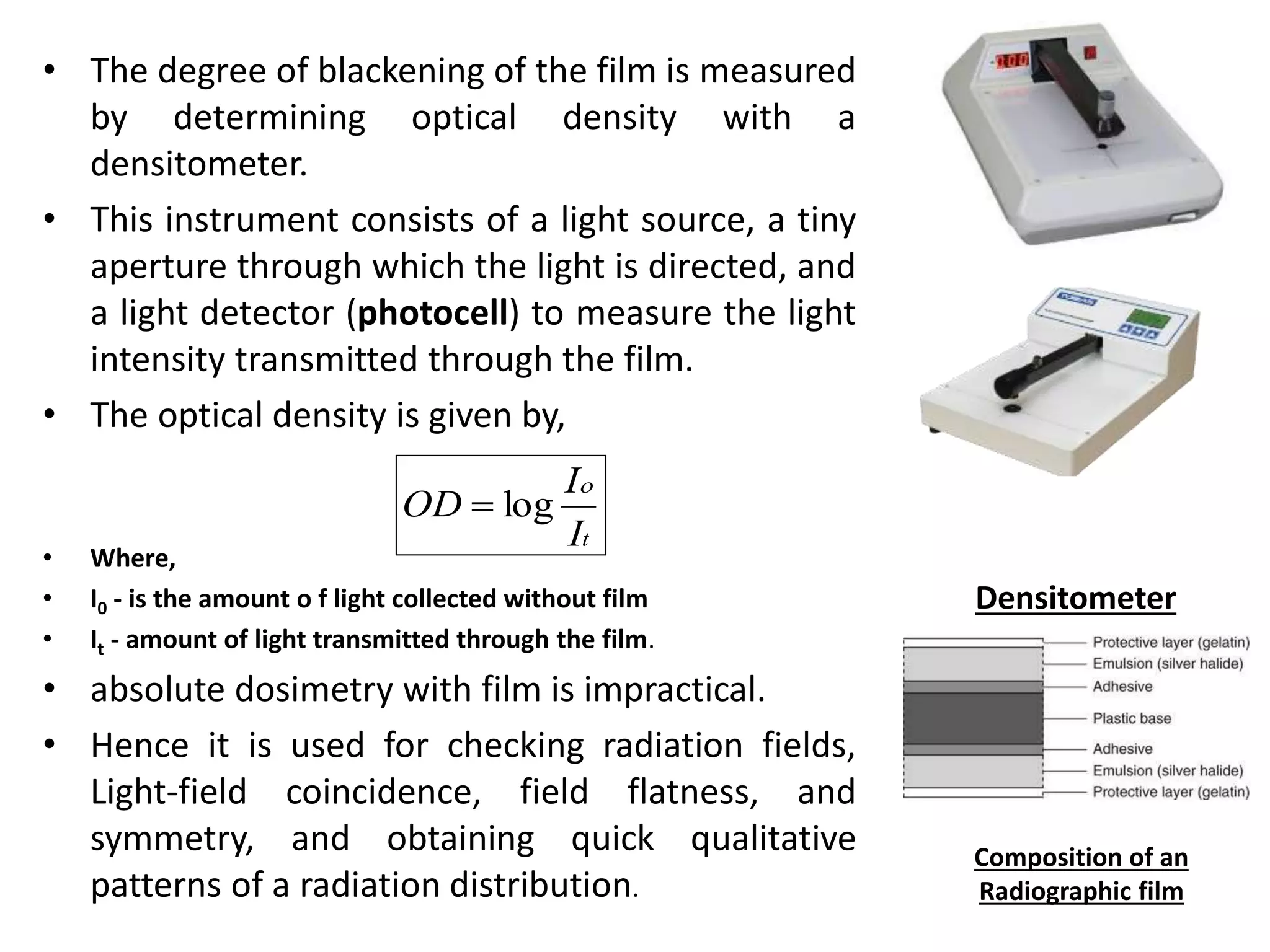 Basic dosimetric principle and dosimeters | PPTX