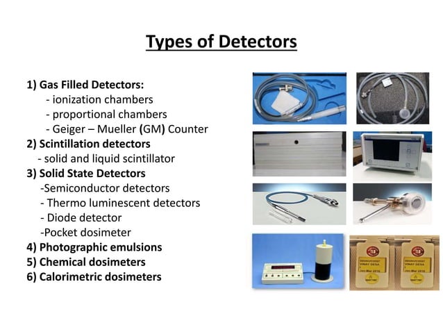 Basic dosimetric principle and dosimeters | PPTX