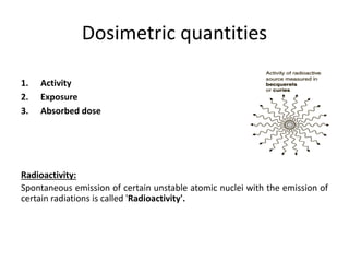 Basic dosimetric principle and dosimeters | PPTX