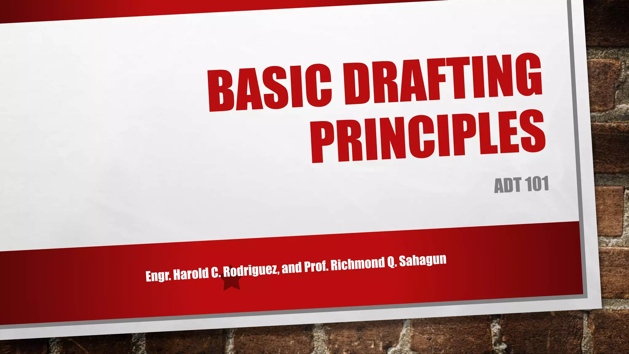 Basic drafting principles Workshop.pptx