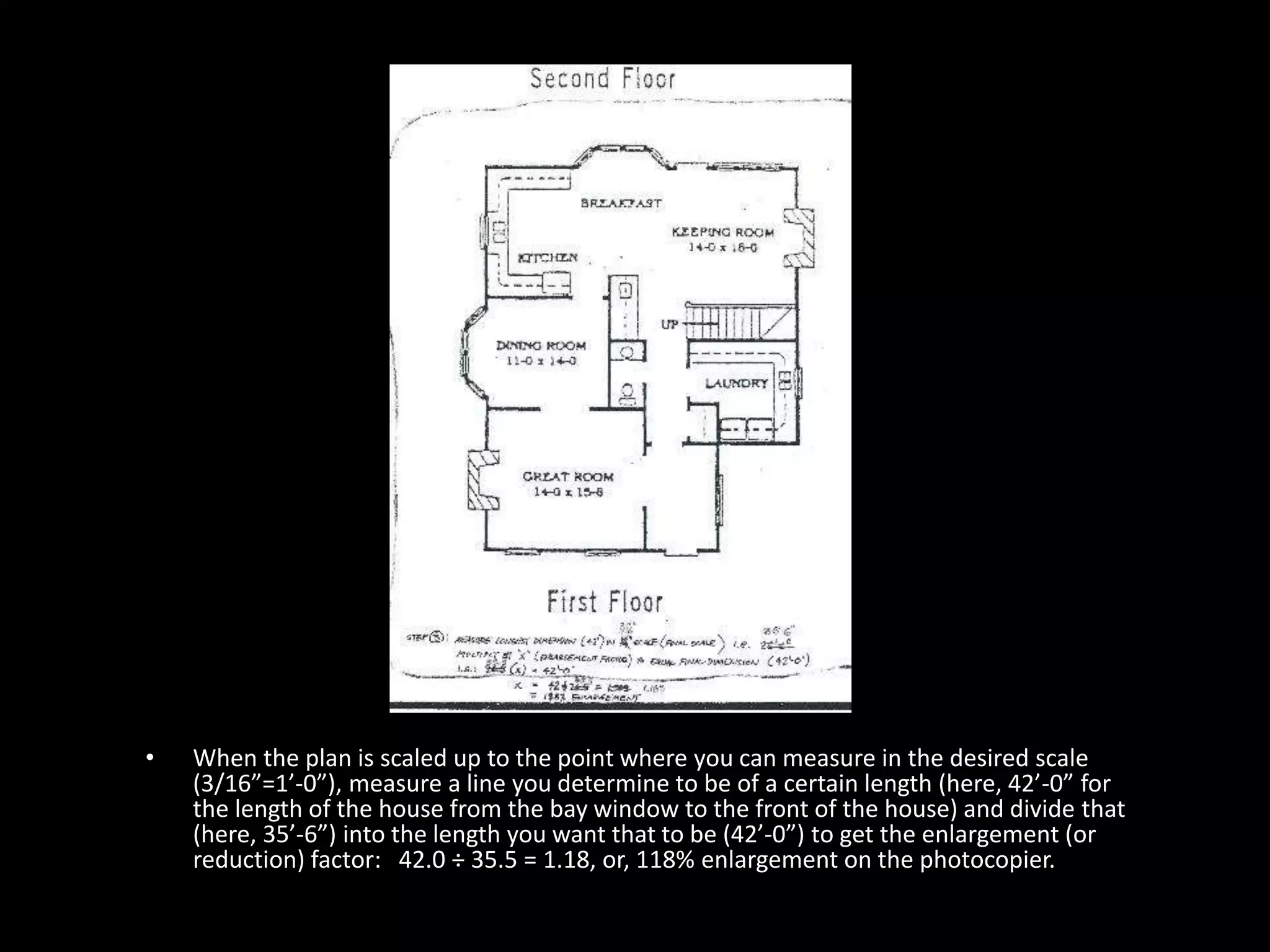 Basic drafting week 10 powerpoint drafting the house floor plan | PPTX ...