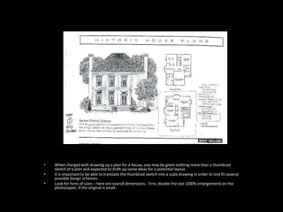 Basic drafting week 10 powerpoint drafting the house floor plan | PPTX ...