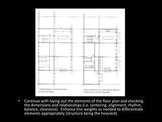 Basic drafting week 10 powerpoint drafting the house floor plan | PPT