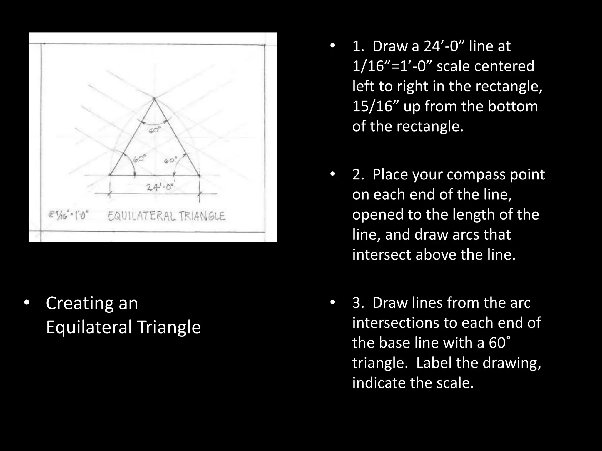 Basic drafting week 2 powerpoint drafting geometric shapes | PPT