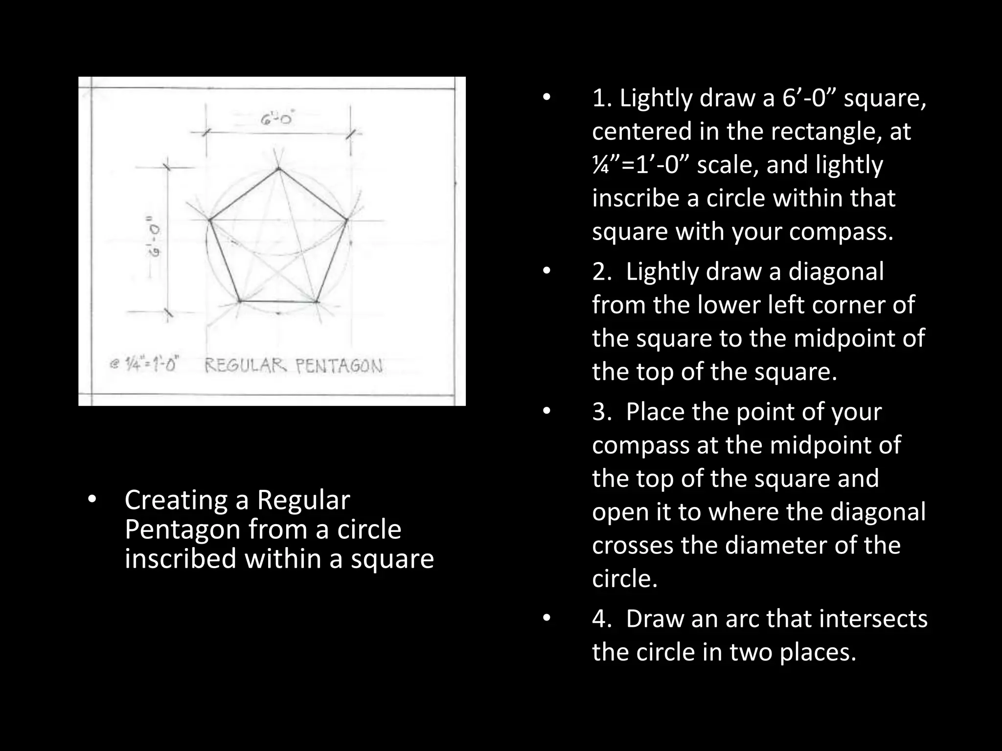 Basic drafting week 2 powerpoint drafting geometric shapes | PPT