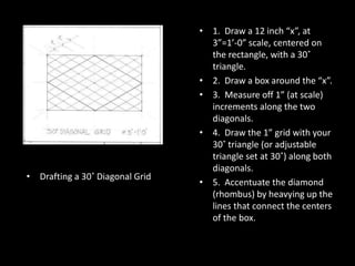 Basic drafting week 2 powerpoint drafting geometric shapes | PPTX