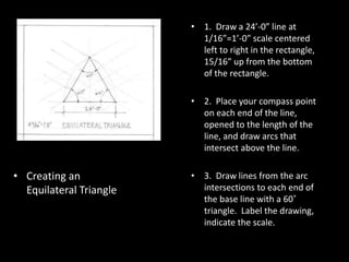 Basic drafting week 2 powerpoint drafting geometric shapes | PPT