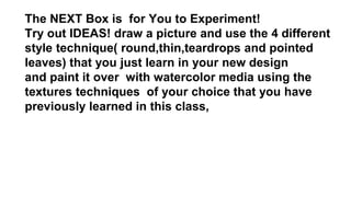 Basic Drawing tequniques.pptx | Drawing and Sketching | Arts and Crafts