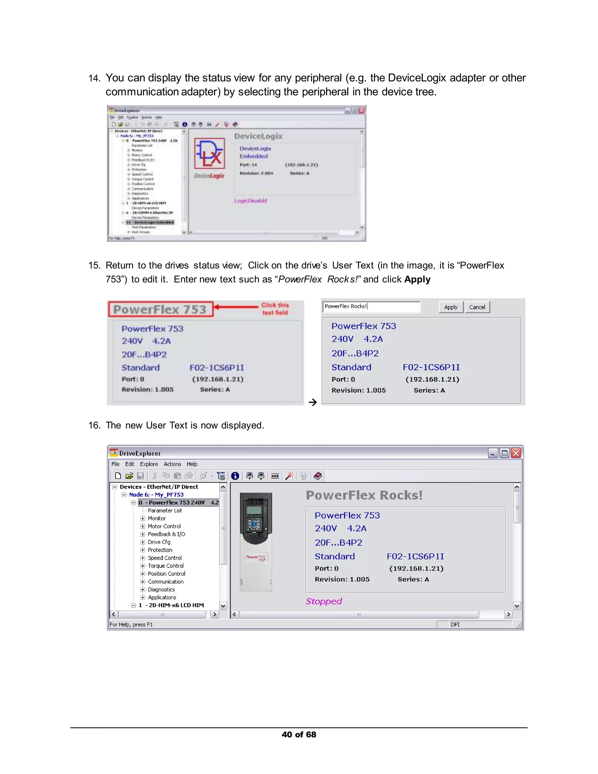 Basic drive programing pf753 | DOCX | Computer Peripherals | Computing