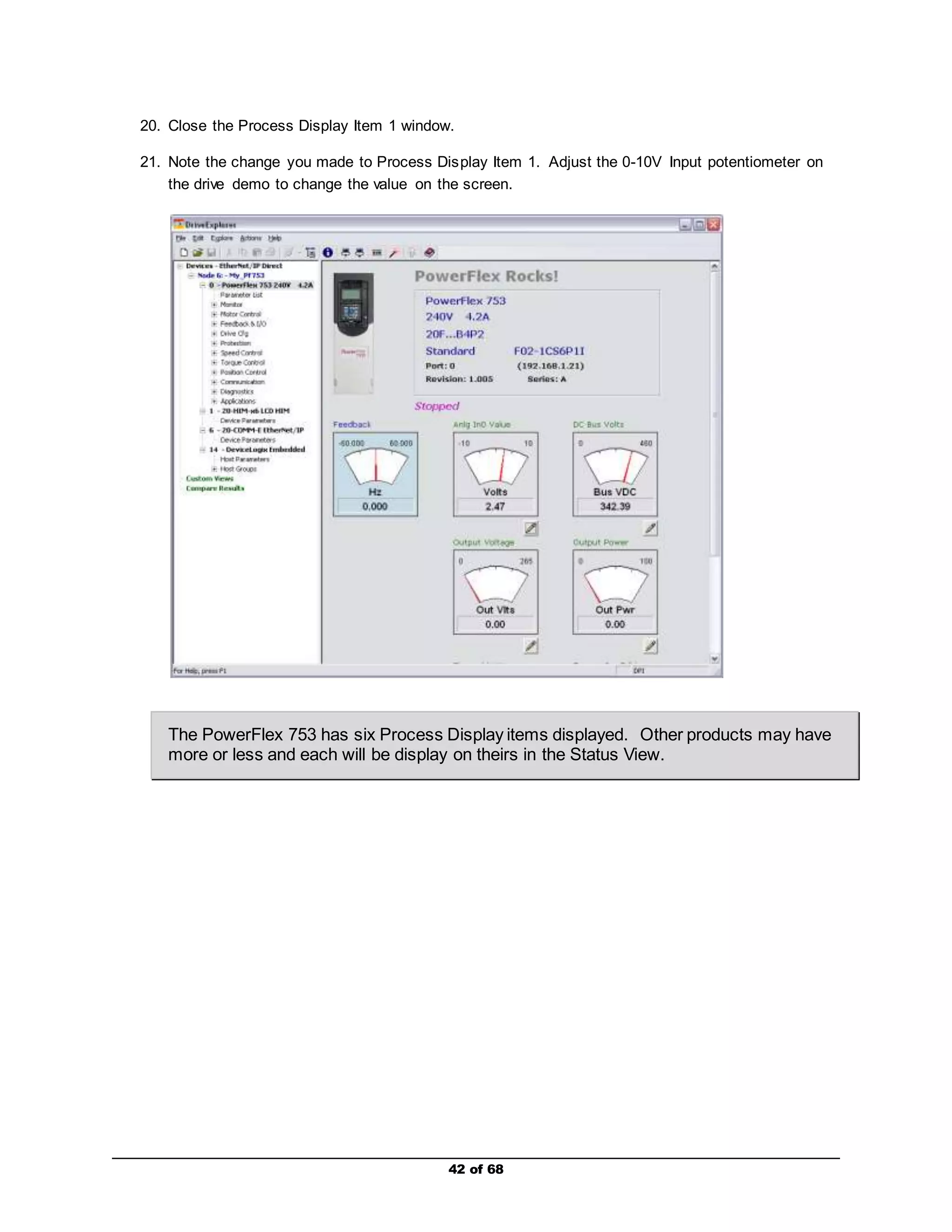 Basic drive programing pf753 | DOCX | Computer Peripherals | Computing