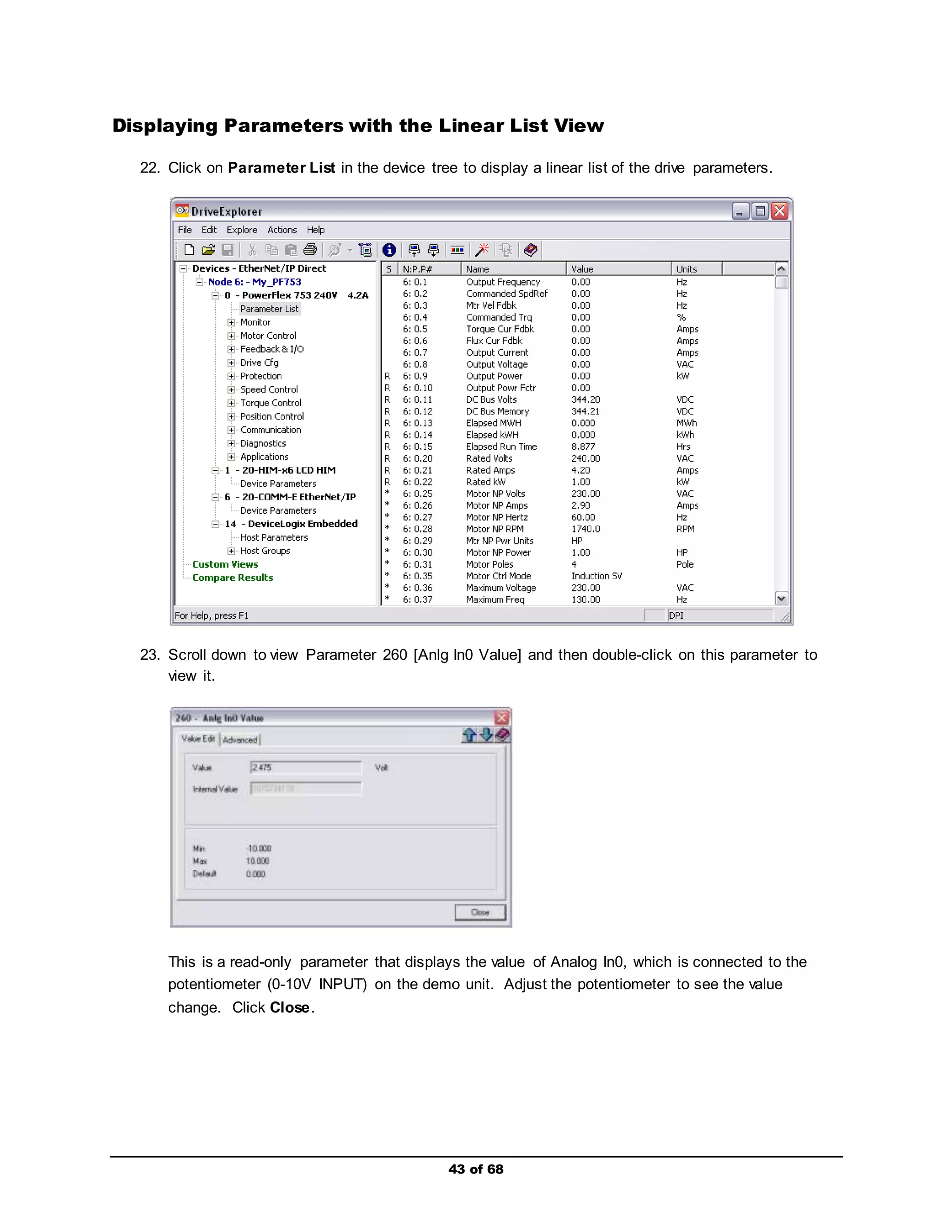 Basic drive programing pf753 | DOCX | Computer Peripherals | Computing