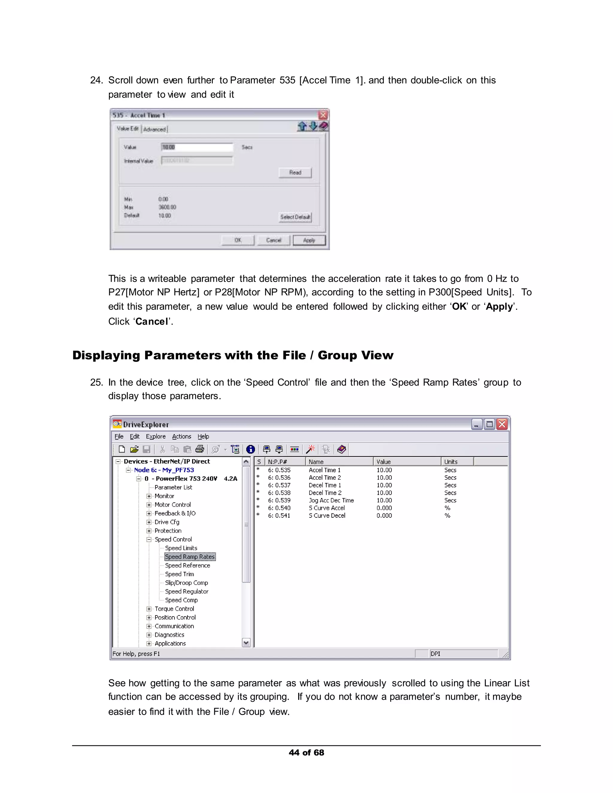 Basic drive programing pf753 | DOCX | Computer Peripherals | Computing