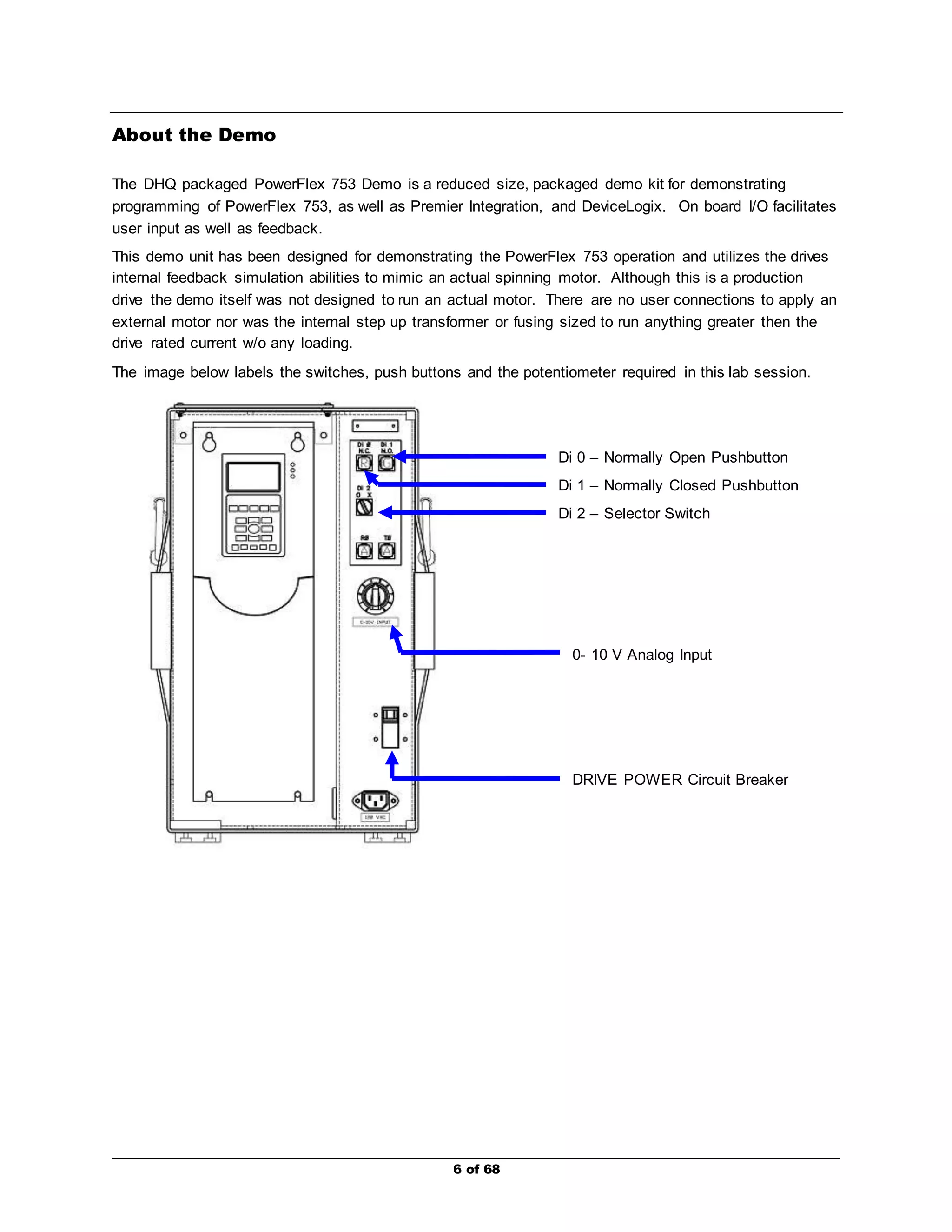 Basic drive programing pf753 | DOCX
