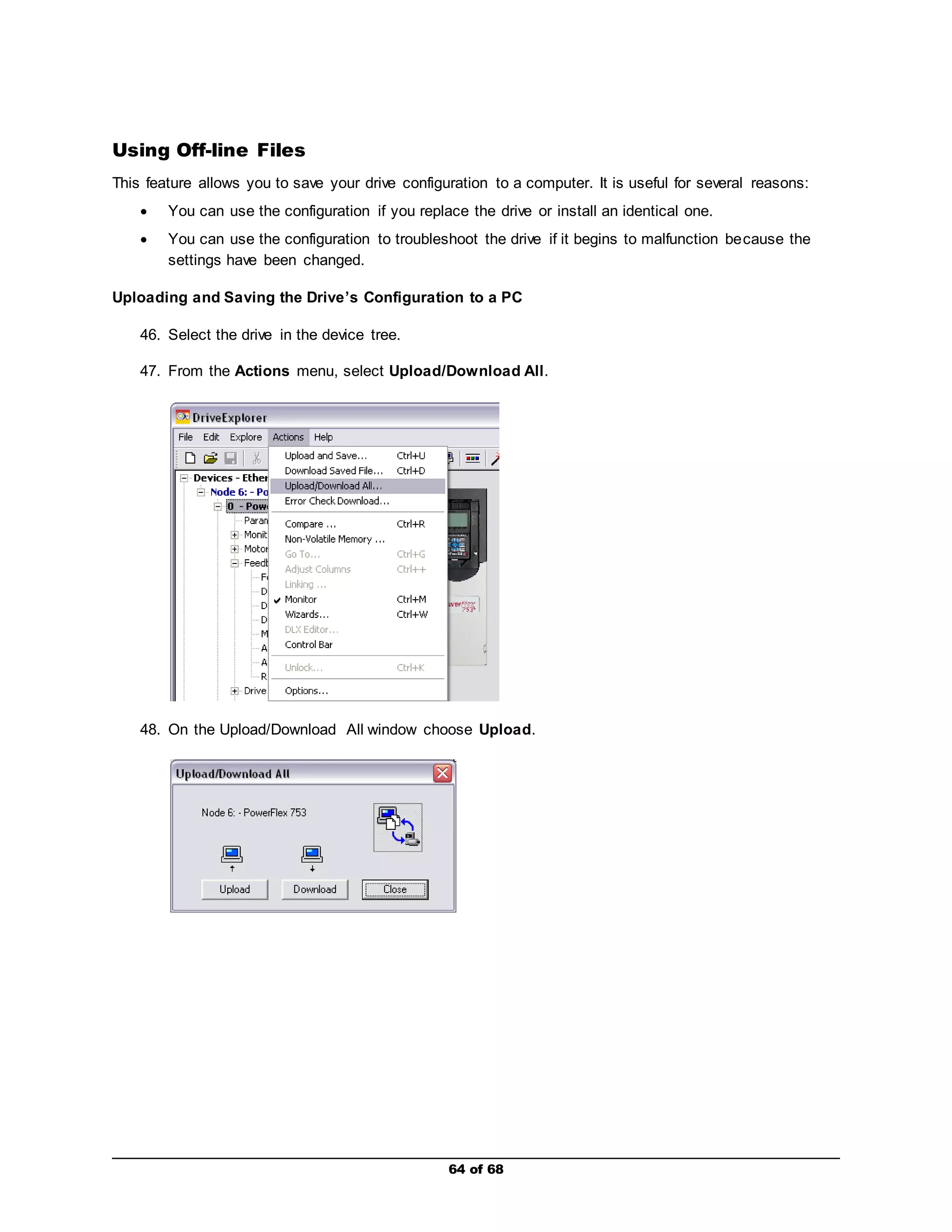 Basic drive programing pf753 | DOCX